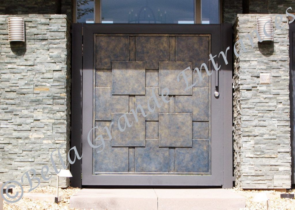 Geometric Shape Gate - Bella Grande Entrances